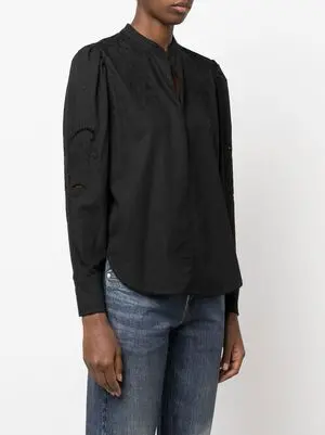 Rag & Bone Jade Long-sleeve Blouse