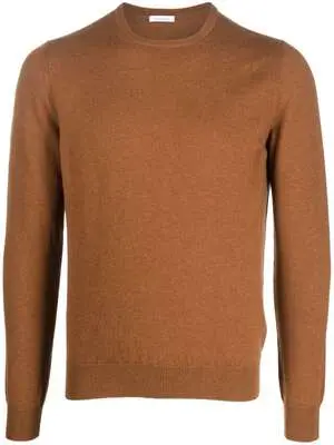 Malo Crew Neck Cashmere Sweater - Brown