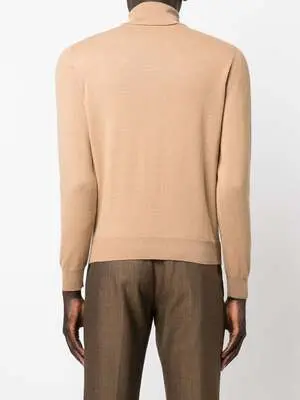 Malo Roll Neck Cashmere Sweater - Neutrals