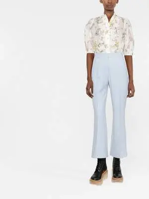 Stella McCartney Cropped Tailored-cut Trousers