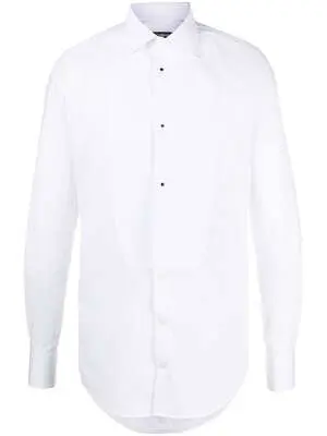 Dolce & Gabbana Dart-detail Cotton Shirt - White