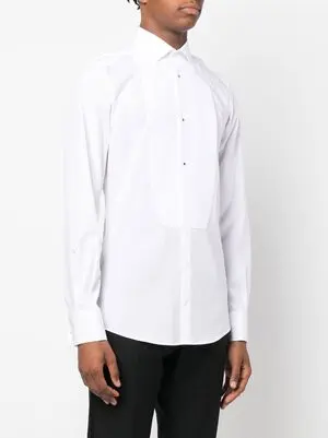 Dolce & Gabbana Dart-detail Cotton Shirt - White