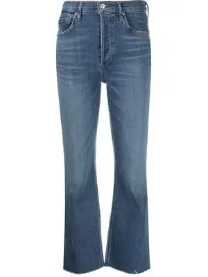 Citizens Of Humanity Raw-cut Hem Denim Jeans