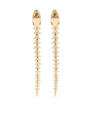 SHAUN LEANE Serpent Trace Drop Earrings - Gold