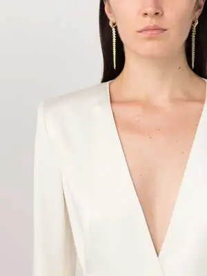 SHAUN LEANE Serpent Trace Diamond Drop Earrings - Gold