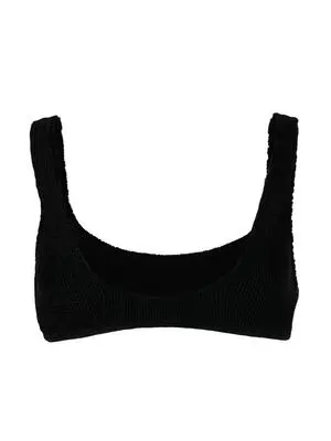 Bond Eye Scout Crinkled Bikini Top - Black