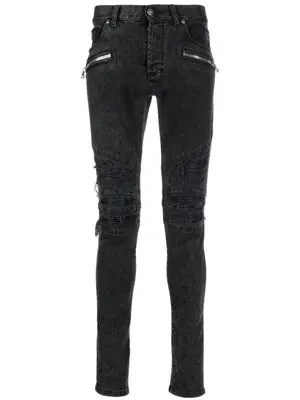 Balmain Raw-cut Skinny Jeans