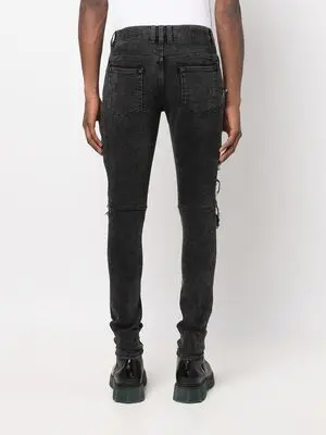 Balmain Raw-cut Skinny Jeans