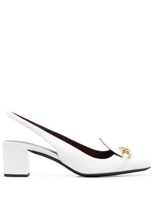 Valentino Garavani Vlogo Chain 50mm Slingback Pumps