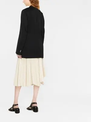 JIL SANDER Lapelless Single-breasted Blazer