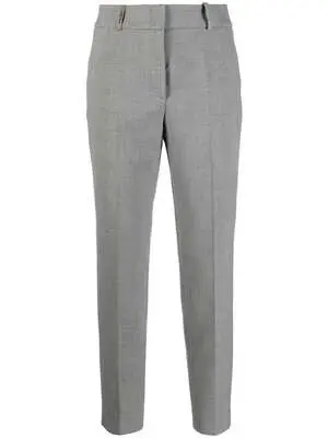 Peserico Grey Cropped Trousers