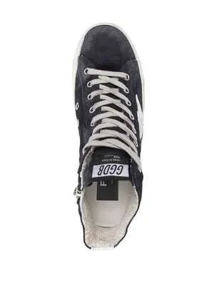 GOLDEN GOOSE DELUXE BRAND Francy High-top Sneakers - Blue