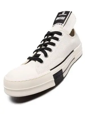 CONVERSE X Rick Owens Drkshdw Drkstar Ox Sneakers - White