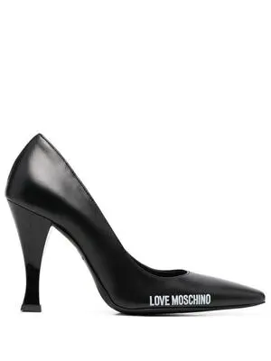 Moschino Logo-print 100mm Pumps