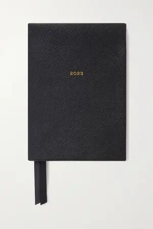 Smythson Soho Textured-leather Diary