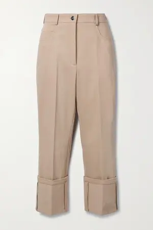 Akris Floyd Cropped Cotton-blend Twill Pants