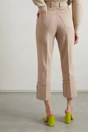 Akris Floyd Cropped Cotton-blend Twill Pants
