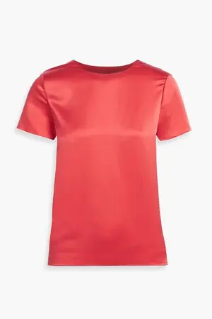 Theory Silksatin Top - Coral