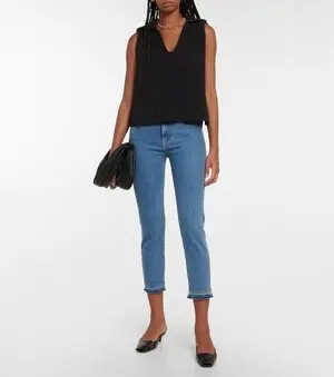 3x1 Mid-rise Slim Cropped Jeans