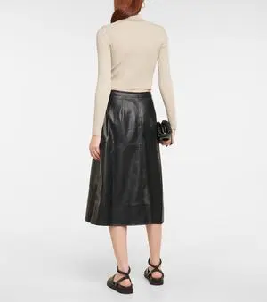 Simkhai Sol Ribbed-knit Crop Cardigan