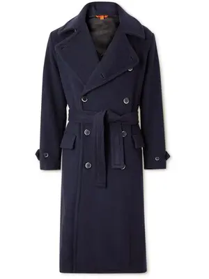 Barena Venezia Leuter Double-breasted Wool-blend Overcoat