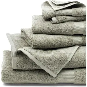 BOLL & BRANCH Plush 6-piece Organic Cotton Set - Sageleaf