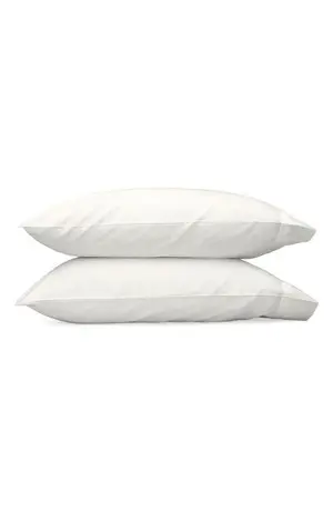 MATOUK Nocturne Set Of 2 Pillowcases Bone