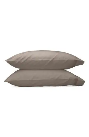 MATOUK Nocturne Set Of 2 Pillowcases Mocha