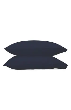 MATOUK Nocturne Set Of 2 Pillowcases Navy