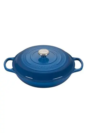 LE CREUSET Signature 3.5-quart Enameled Cast Iron Braiser - Marseille