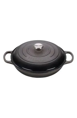 LE CREUSET Signature 3.5-quart Enameled Cast Iron Braiser - Oyster