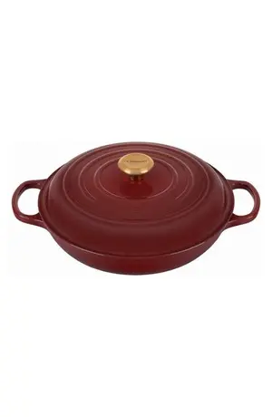 LE CREUSET Signature 3.5-quart Enameled Cast Iron Braiser Rhone