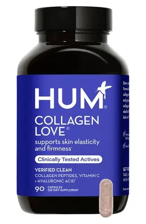 HUM Collagen Love Skin Firming Supplement With Hyaluronic Acid & Vitamin C - No Color
