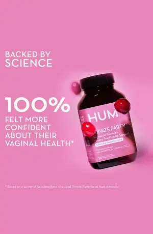 HUM Private Party™ Probiotic For Vaginal Health + Urinary Tract Health Supplement