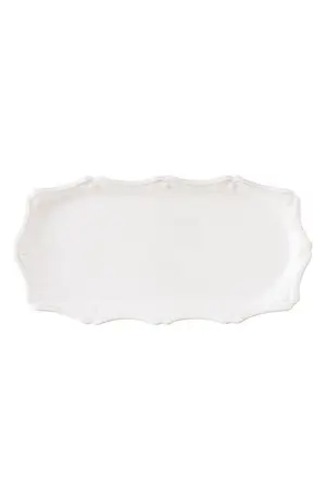 JULISKA Berry & Thread Stoneware Hostess Tray - Whitewash