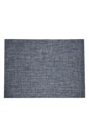CHILEWICH Basketweave Indoor/outdoor Floor Mat - Denim