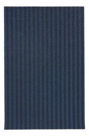 CHILEWICH Marble Stripe Door Mat Ruby