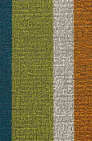 CHILEWICH Stripe Low Pile Indoor/outdoor Floor Mat