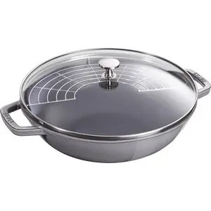 STAUB 4.5-quart Enameled Cast Iron Perfect Pan - Graphite