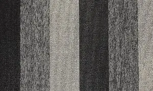 CHILEWICH Marble Stripe Indoor/outdoor Runner - Salt And Pepper