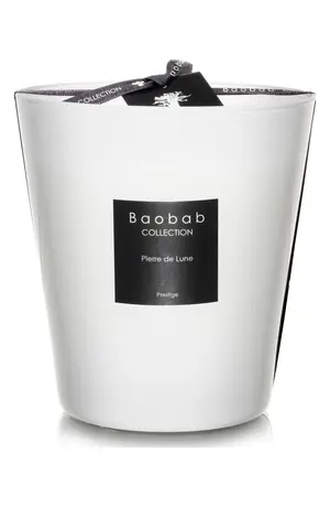 BAOBAB COLLECTION Les Prestigieuses Pierre De Lune Candle - White-medium