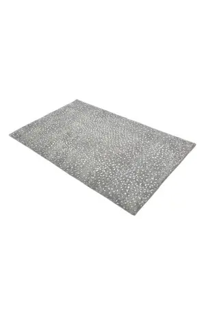 SOLO RUGS Arash Handmade Wool Blend Area Rug - Gray
