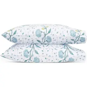 MATOUK Khilana 500 Thread Count Set Of 2 Pillowcases - Blue
