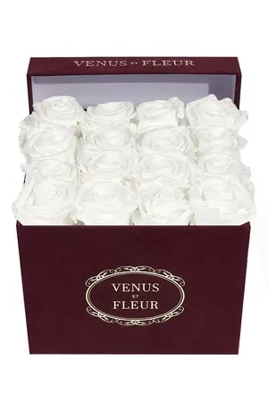 Venus Et Fleur Classic Small Square Eternity Roses One-color