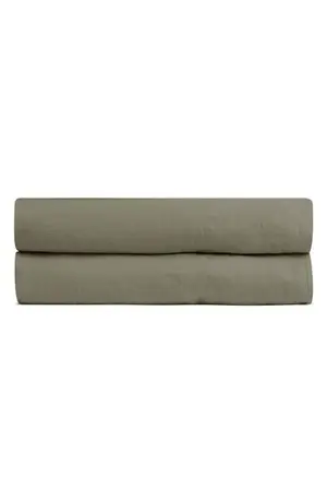 PARACHUTE Linen Fitted Sheet - Moss
