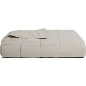 PARACHUTE Linen Box Quilt - Bone