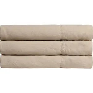 PARACHUTE Linen Flat Sheet - Bone