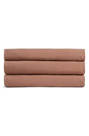 PARACHUTE Linen Flat Sheet Clay