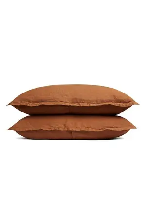 PARACHUTE Set Of 2 Linen Shams Terra