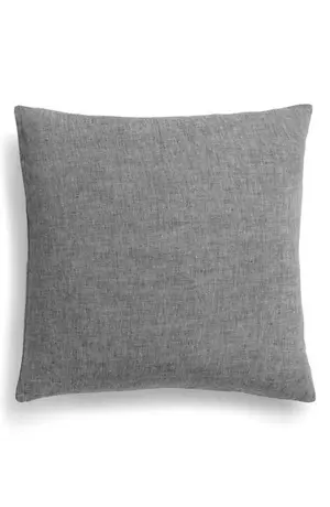 PARACHUTE Linen Accent Pillow Cover - Black Chambray
